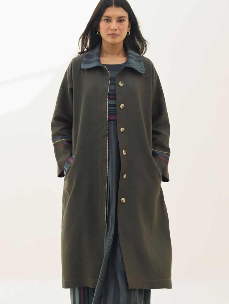 Shop Fiona Charcoal Merino Wool Co-Ord Set – Manan