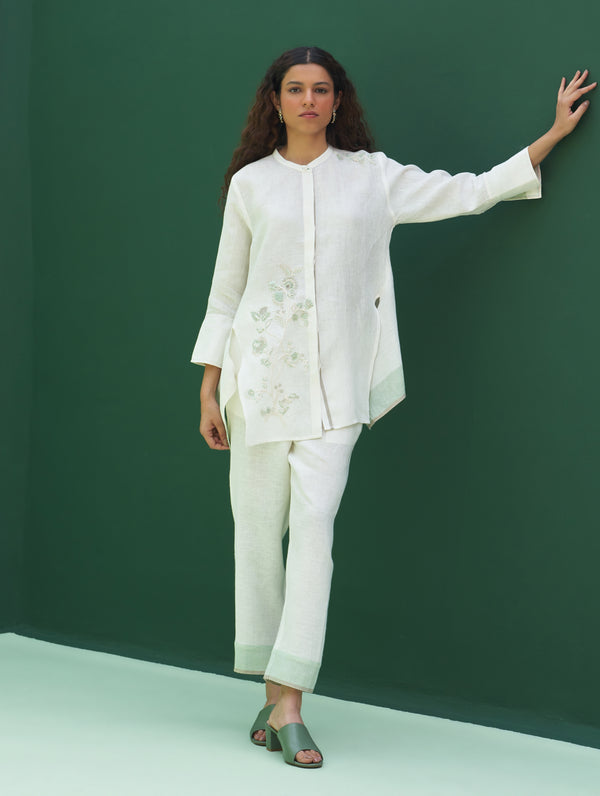 Women's Linen Co-ord Sets | Silk & Hand Embroidered Co-ord Sets – Manan