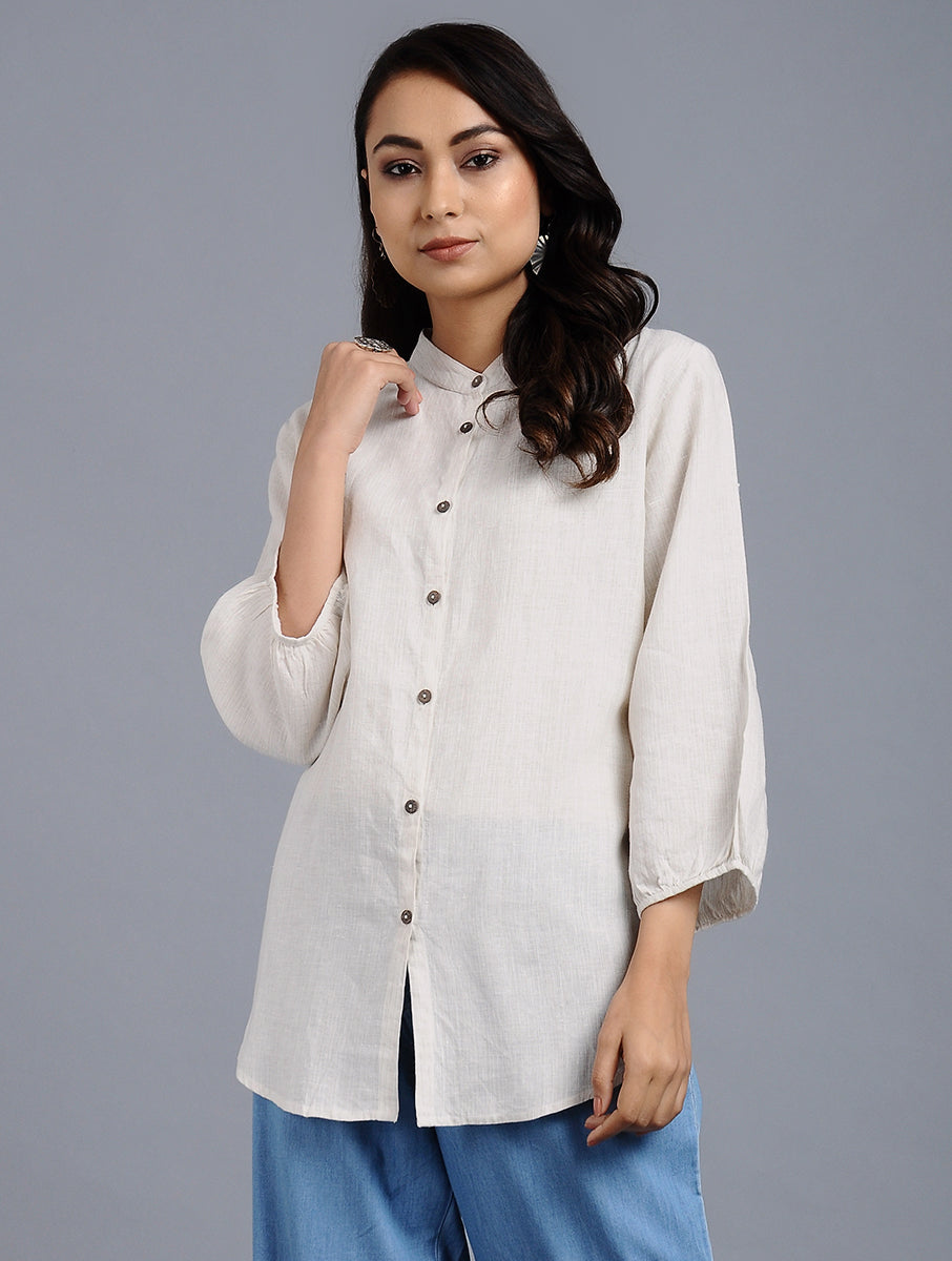 Buy Lenora Classic Linen Shirt | Online Women's Clothing – Manan