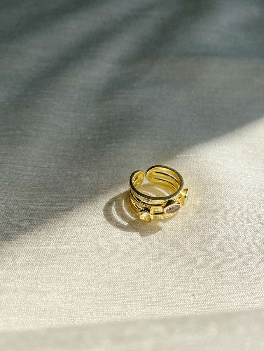 Buy Nora Ring - Peacock | Womens Jewellery Online – Manan